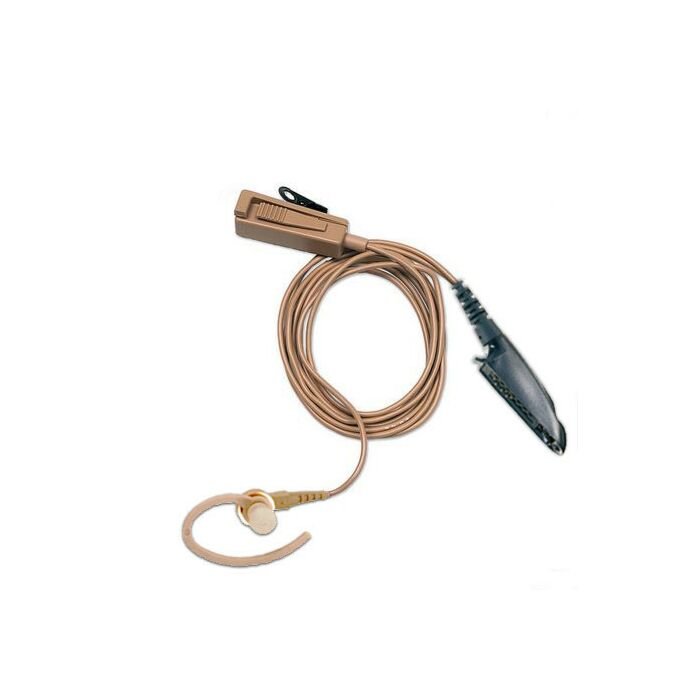 Motorola 2 Wire Earpiece with Mic and PTT, beige